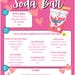 Soda Bar Menu | Celebrate | Digital Printable | Two Designs - Etsy