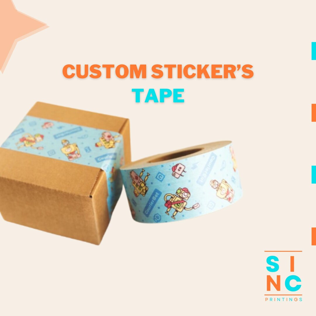 Custom Logo Packaging Tape: Personalized Business Branding - Etsy