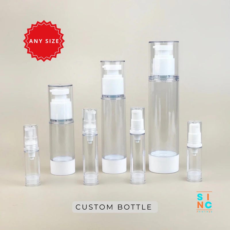 Klare airless flasche - Etsy.de