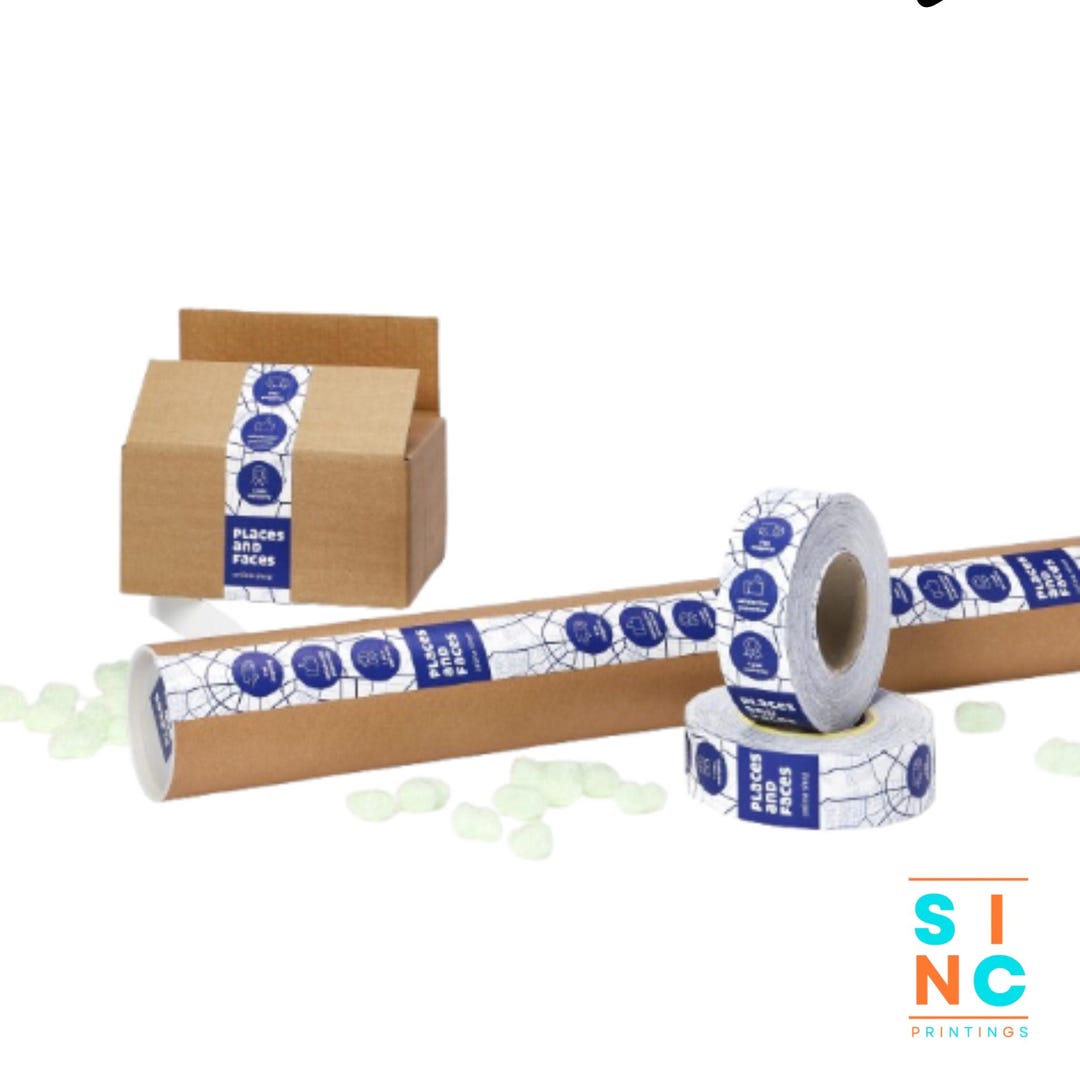 Custom Logo Packaging Tape: Personalized Business Branding - Etsy