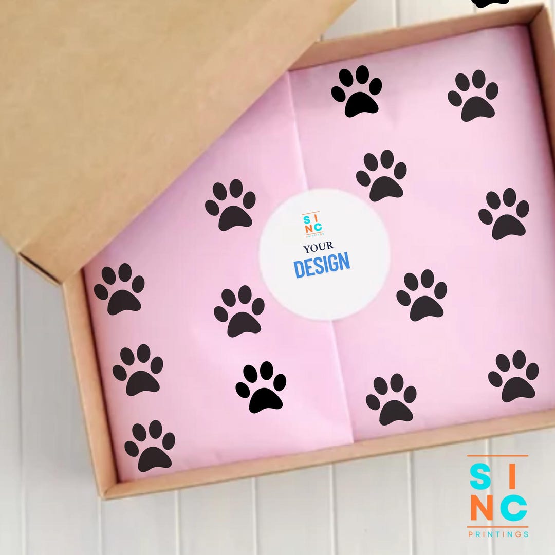 Customized Printing Tissue Paper With Personalized Packaging for Brands ...