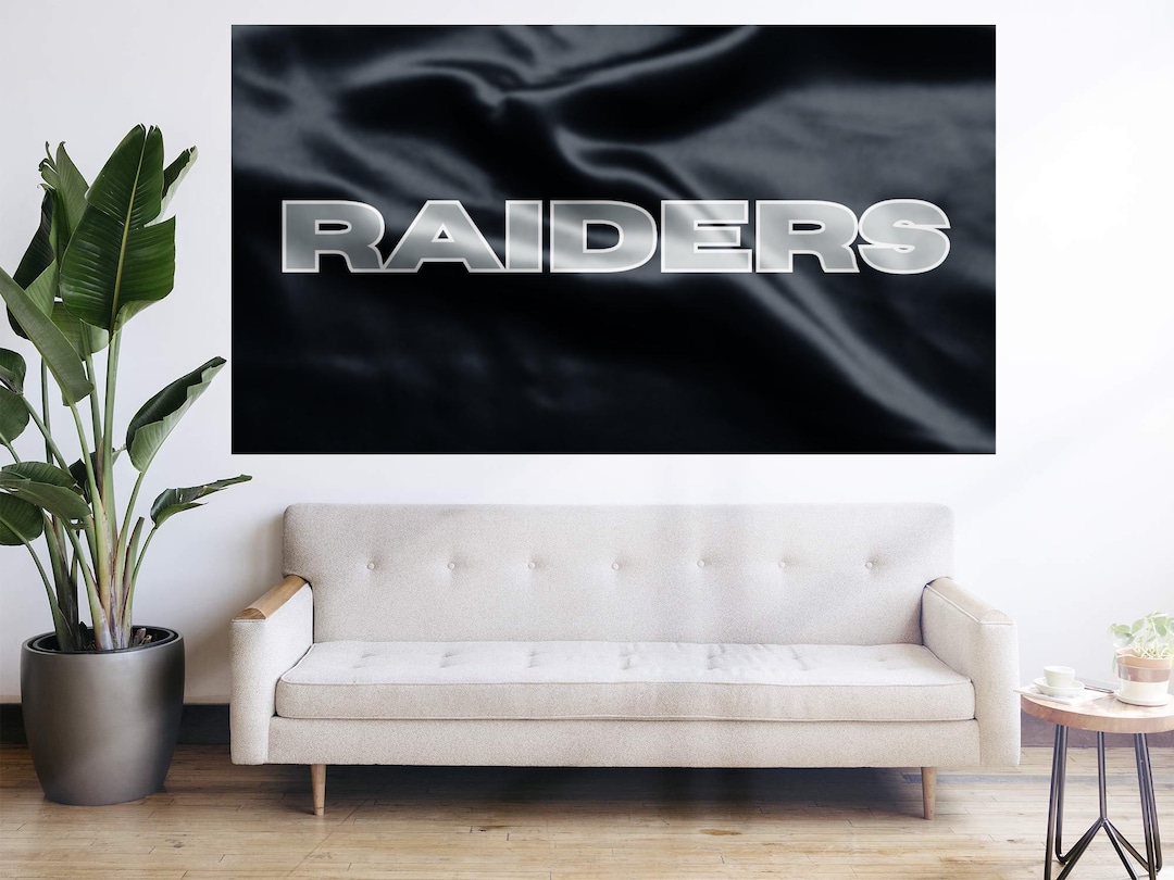 Las Vegas Raiders Flag Football NFL Flag Bandera Tapestry Banner Large ...