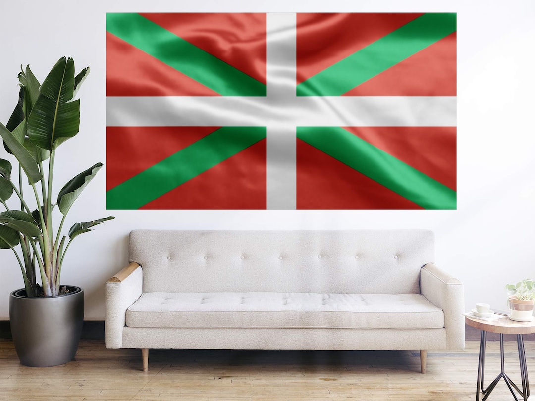 Basque Flag Ikurriña Flag France Flag Drapeau - French Regional Flag ...