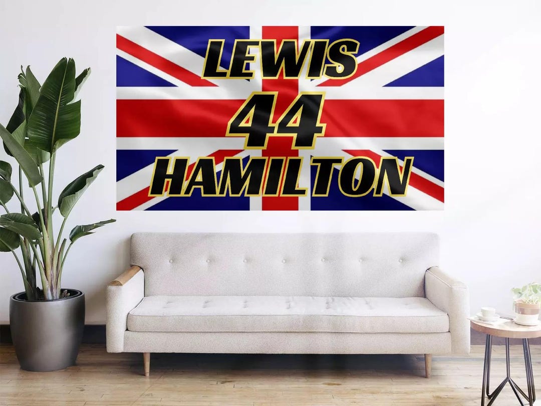 Lewis Hamilton Flag Formula One Ferrari Racing F1 Team Flag Bandera ...
