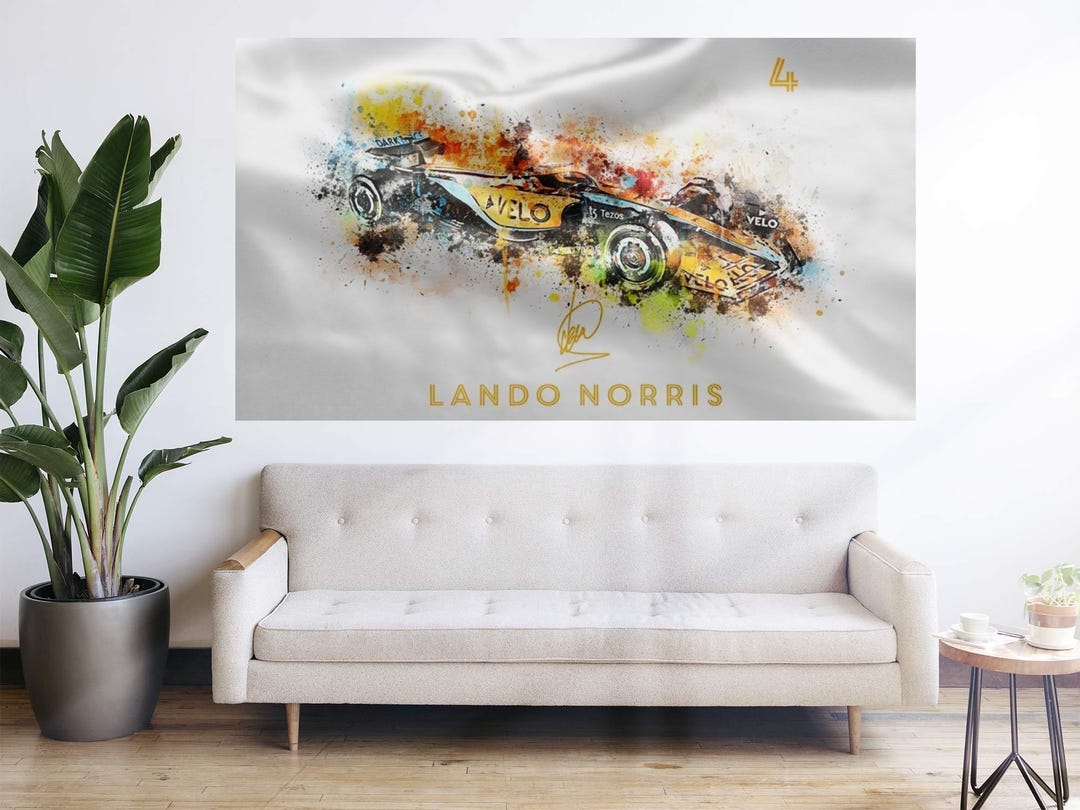 Lando Norris Flag Formula One Mclaren F1 Team Flag Bandera Tapestry ...