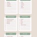 Weekly Grocery List, Organized and Editable - Etsy