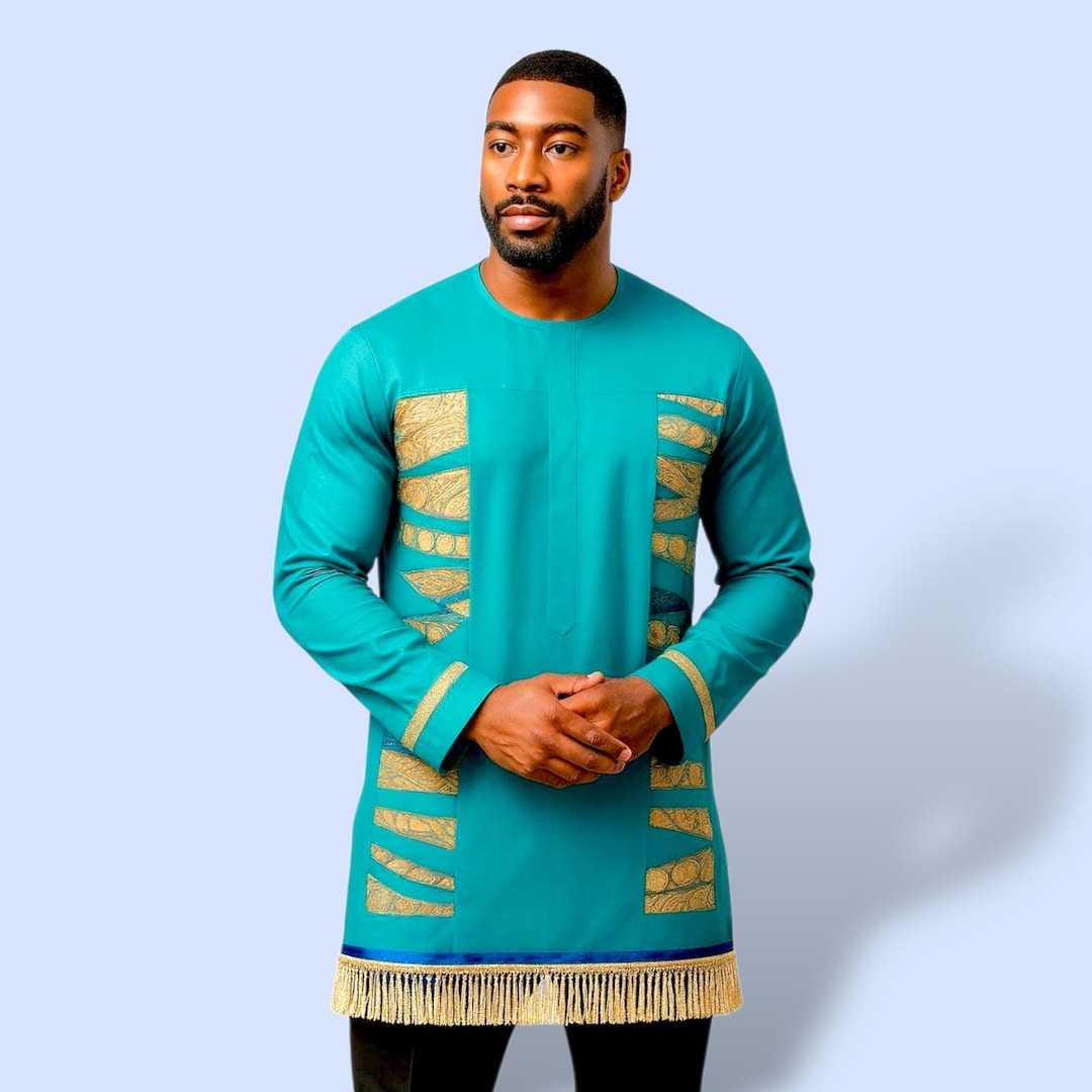 Exquisite Large Men Israelite Garment| Handcrafted | Blue/ White ...