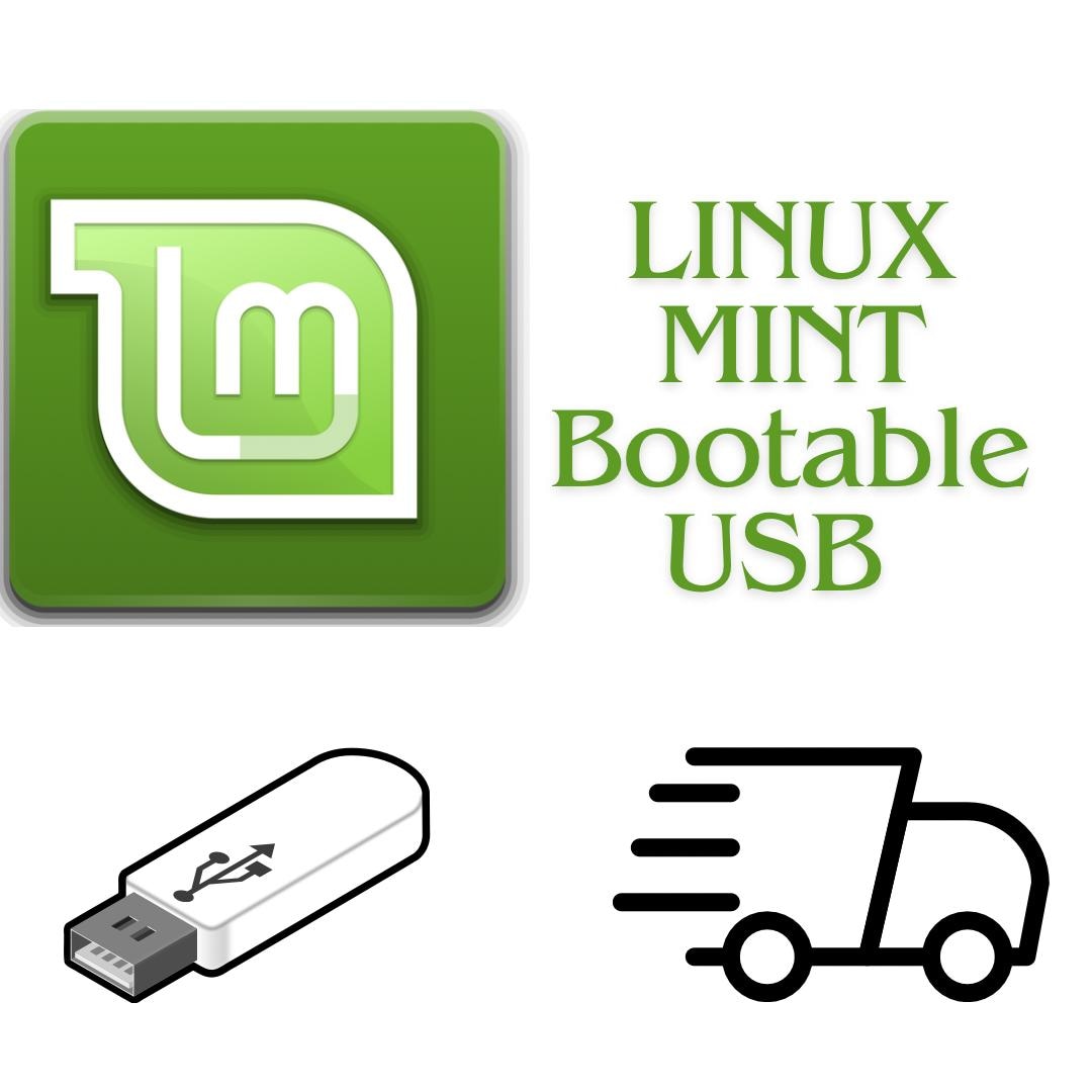 Linux Mint 22 Wilma Cinnamon Linux Bootable Live USB Flash Drive 64 Bit ...