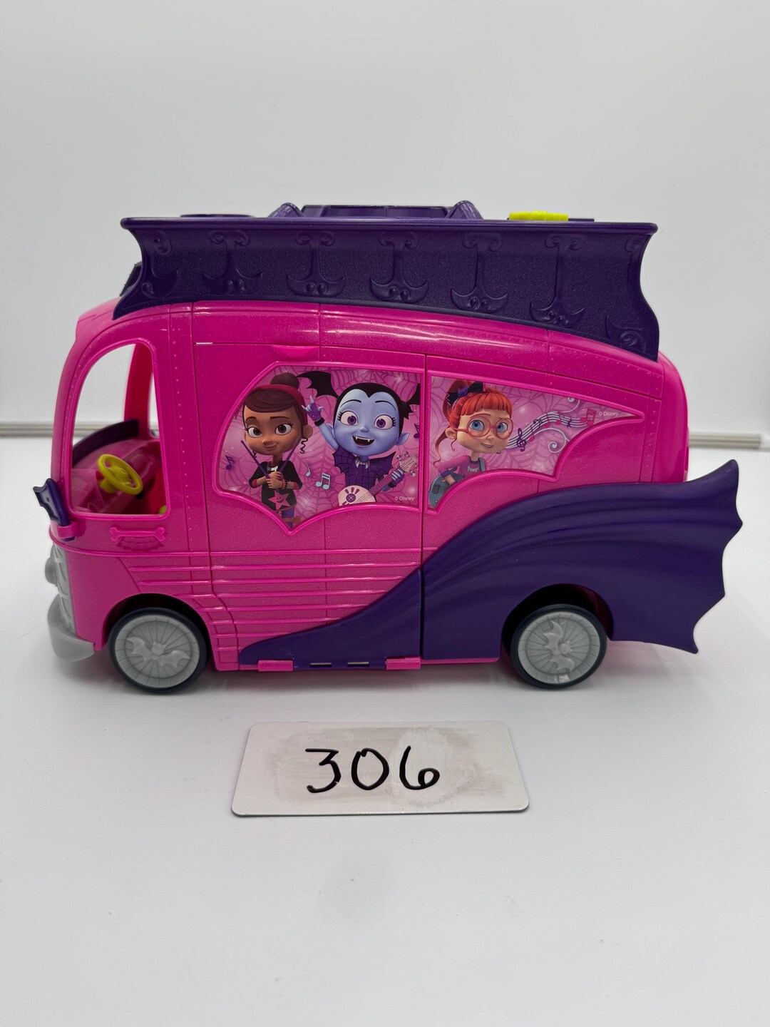 Disney Vampirina Scare B&B Bus Playset Pink Purple Vehicle Folding ...