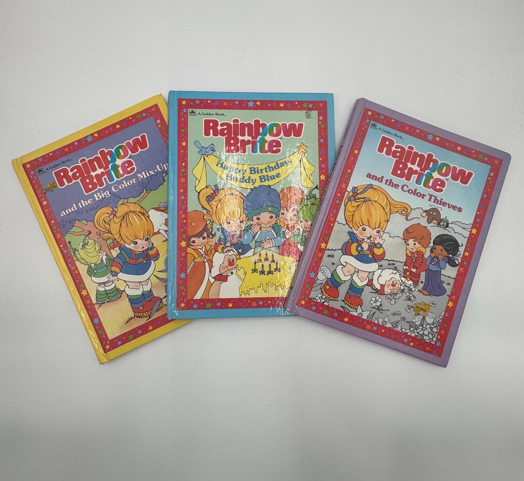 Vintage Rainbow Brite A Golden Book Lot of 3 – 1980s - Etsy