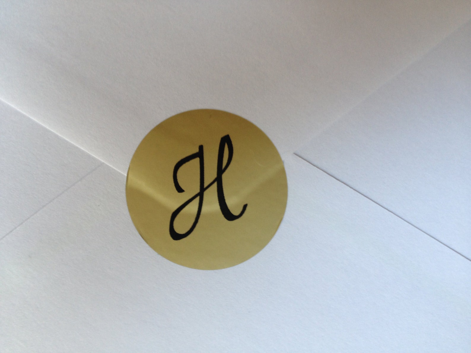 60 Clear/silver/gold Round Monogram Labels | Etsy