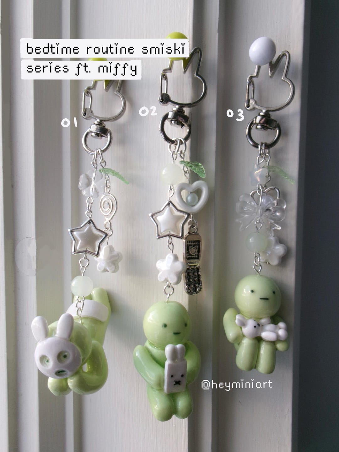 Bedtime Routine Smiski Keychain - Etsy