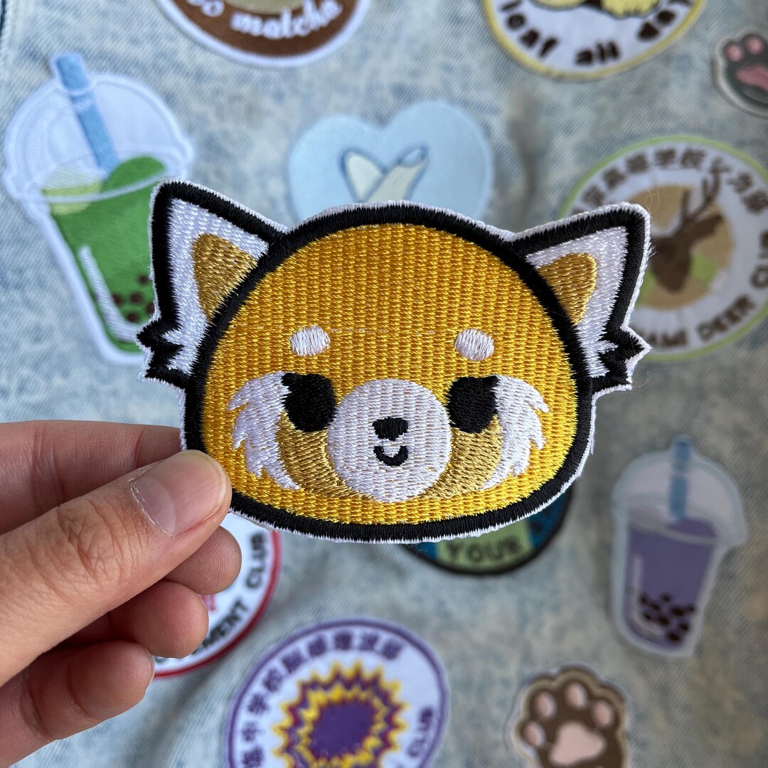 Aggretsuko Inspired Retsuko Embroidered Patch - Etsy