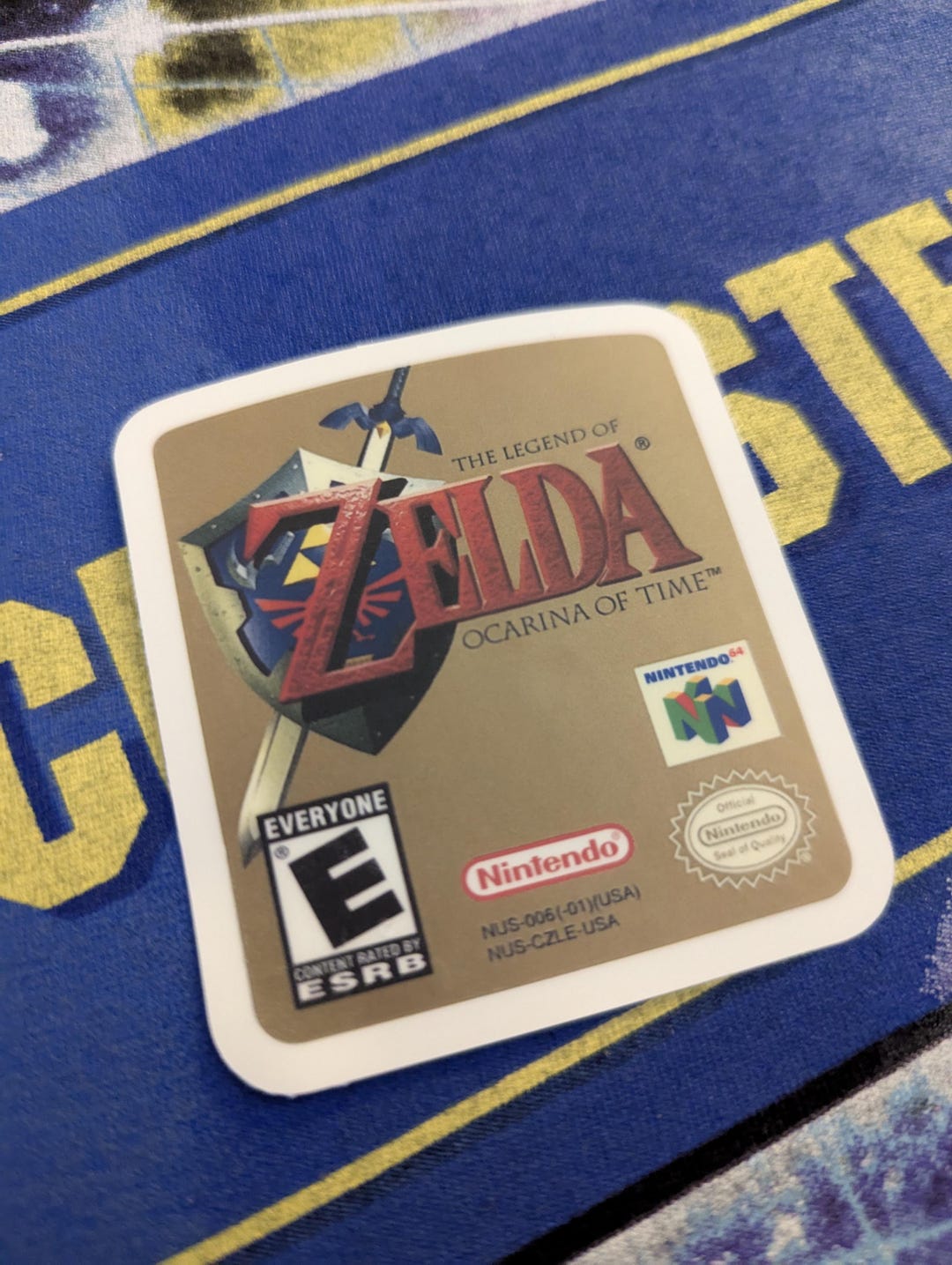 Zelda: Ocarina of Time N64 Cartridge Replacement Label - Etsy