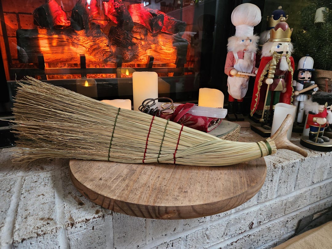 Antler Handled Broom, Altar Broom - Etsy