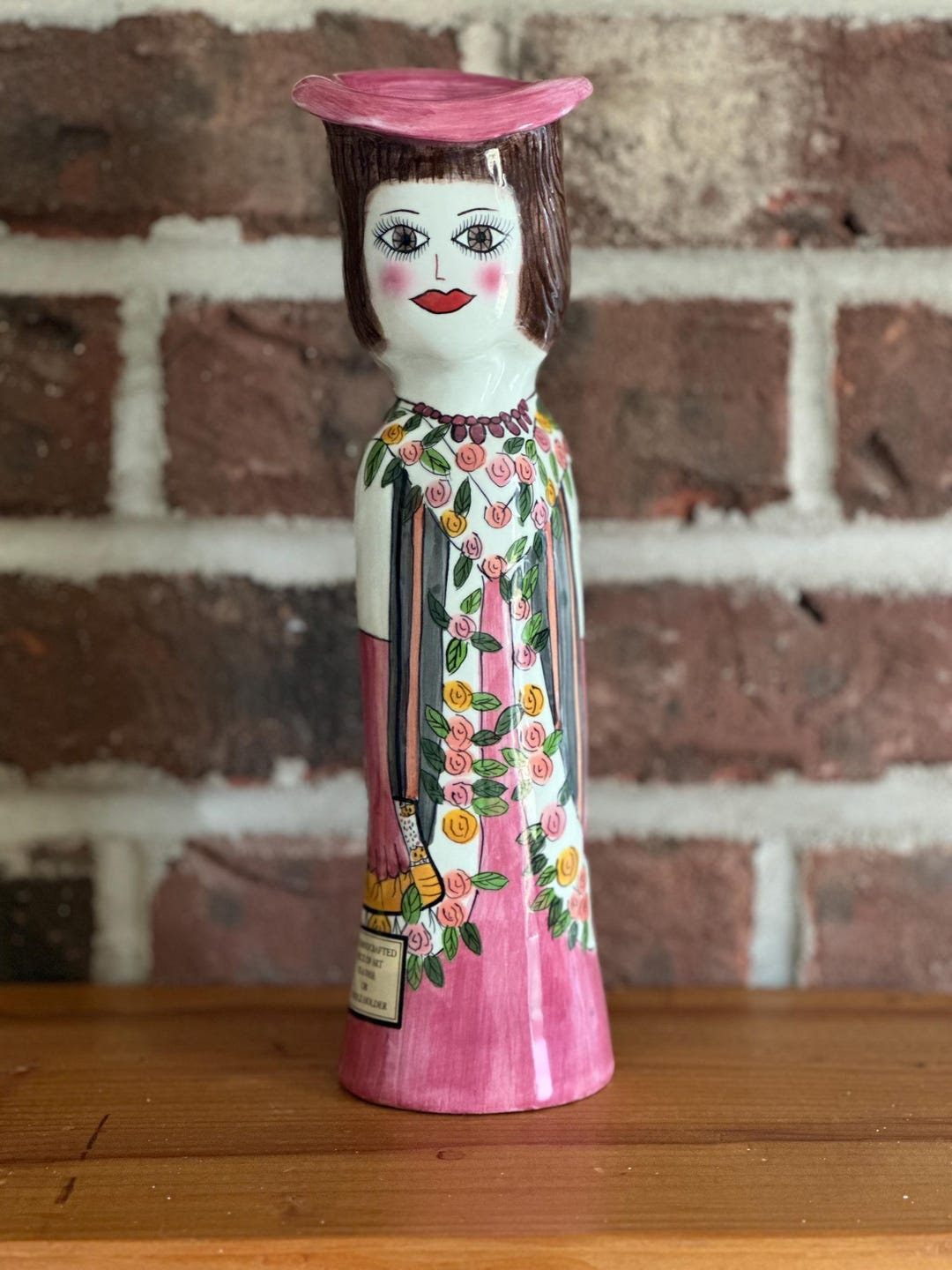 Susan Paley by Ganz Handcrafted Signed Pottery Vase or Candle Holder - Etsy