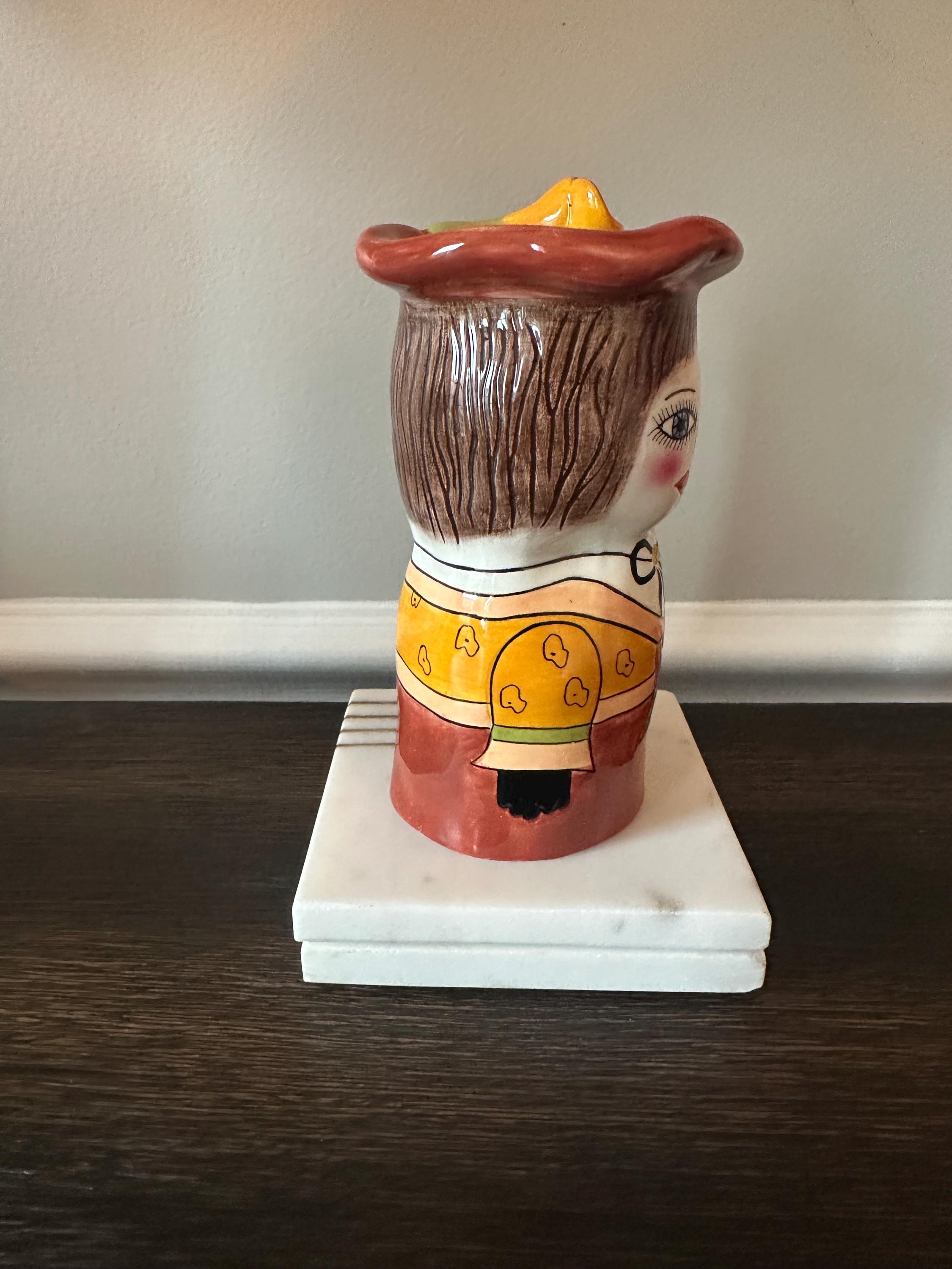 Susan Paley by Ganz Hand Painted Lady Vase Nancy 5" - Etsy