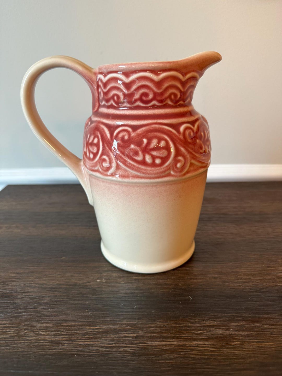 Longaberger Pottery American Craft Originals Pitcher - Etsy