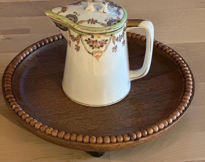 Nippon Porcelain Syrup/creamer Pitcher With Lid - Etsy