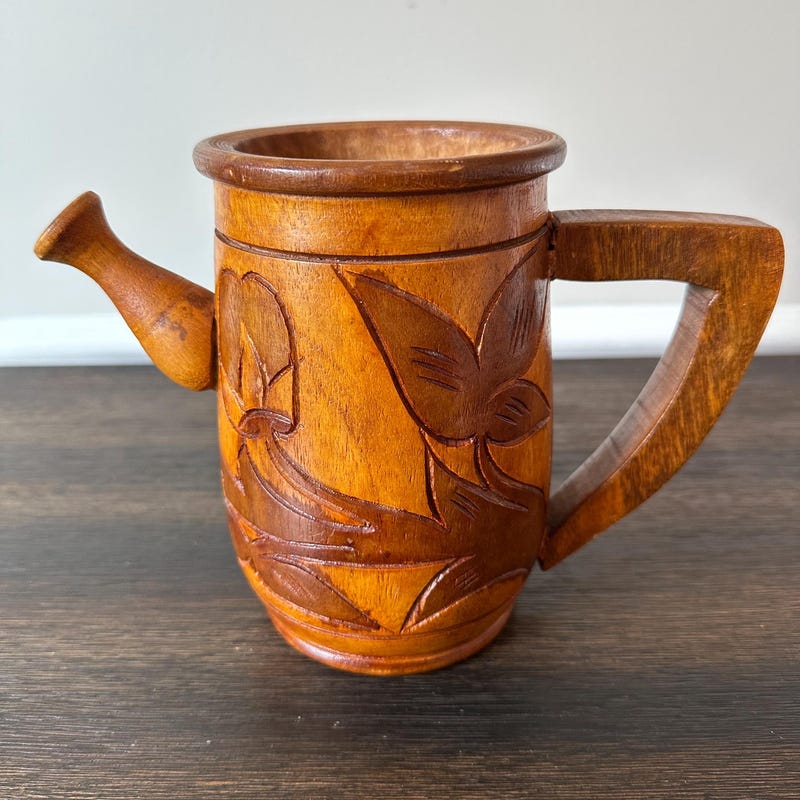 Wooden Jug - Etsy
