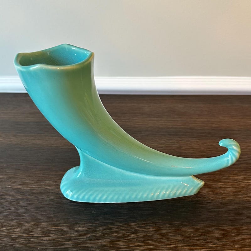 Cornucopia Vase - Etsy