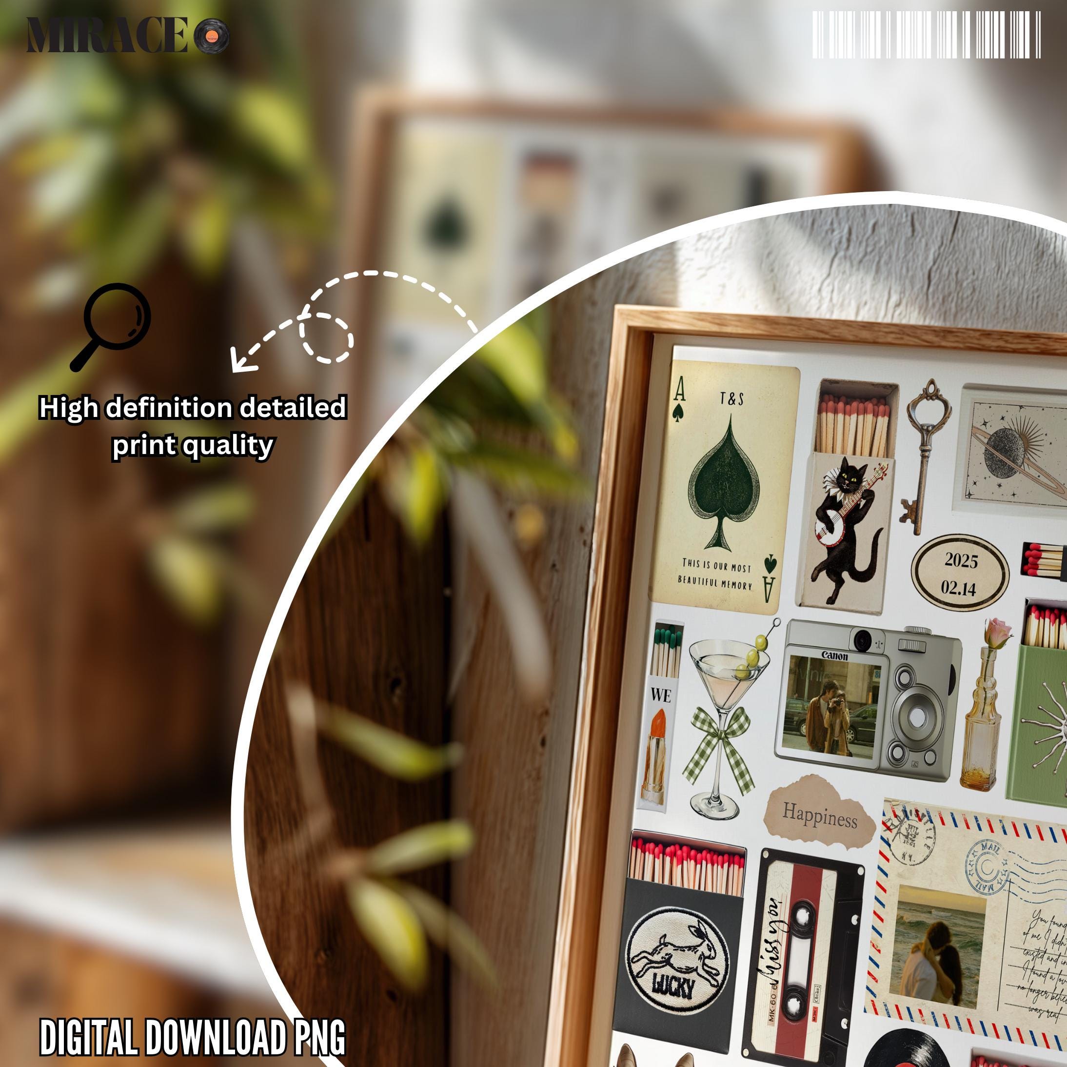 DIY Vintage Matchbook Template, Canva Matchbox Template DIY KIT ...