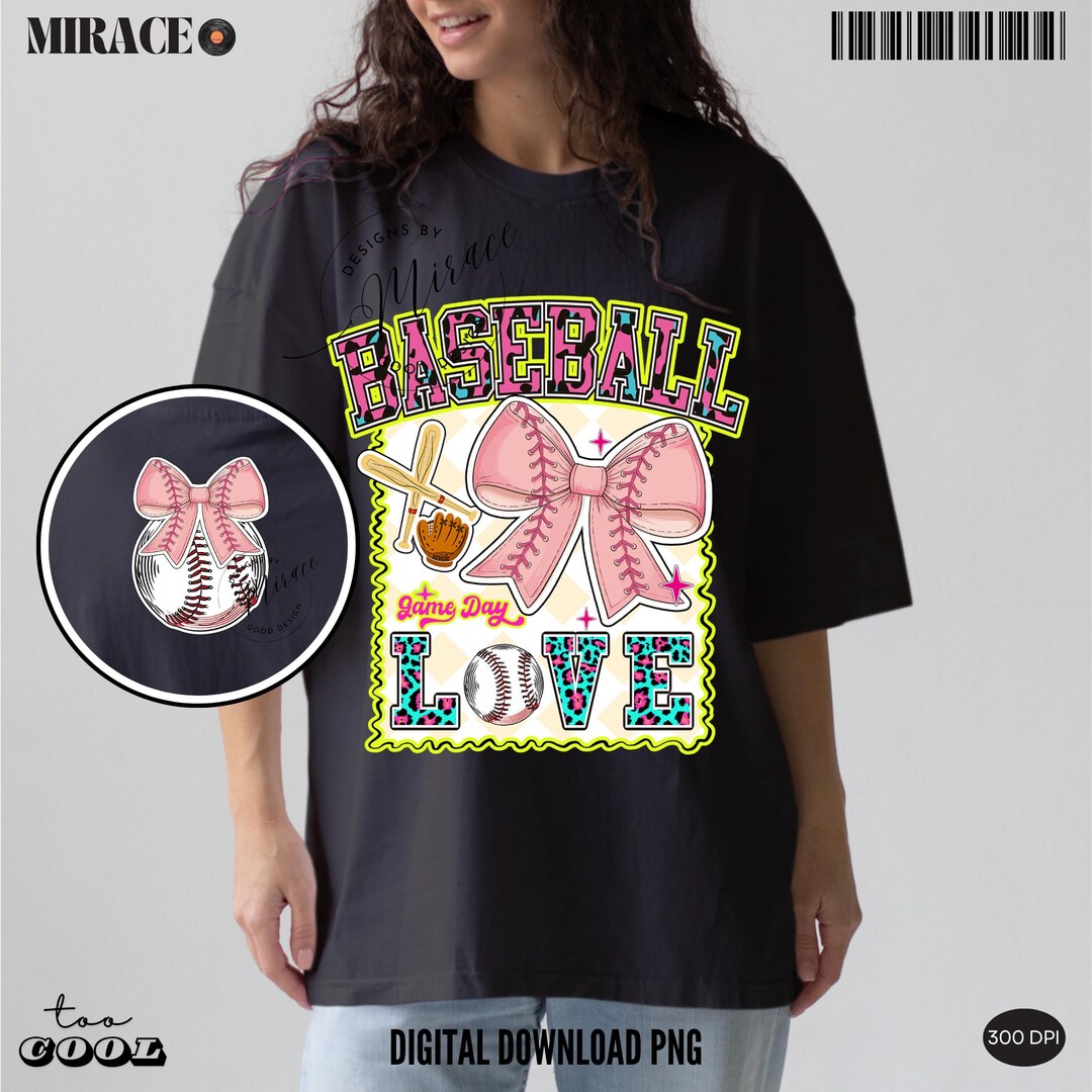 Preppy Baseball PNG, Sublimation Design, Baseball Game Day PNG File for ...