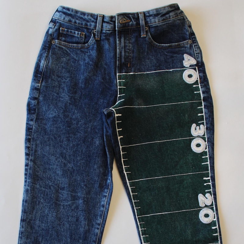Painted Homecoming Jeans - Etsy