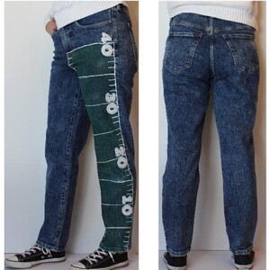 Football Field Game Day Jeans Hand-painted Custom Homecoming Super Bowl ...