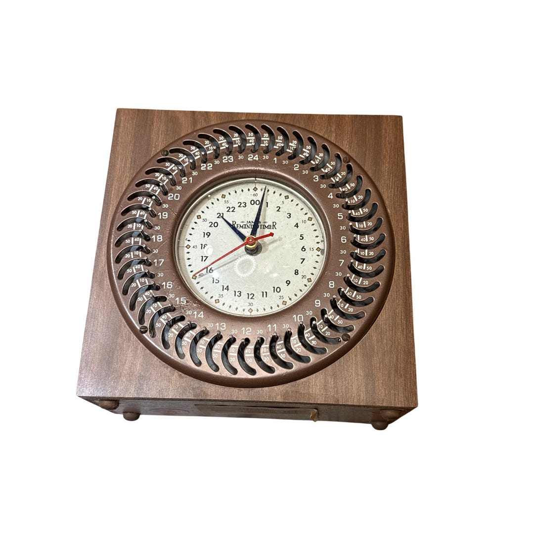 Collectible 1960 James Remind - O - Timer VTG Model CL24M 24-hour ...