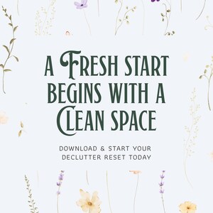 Decluttering Checklist & Flowchart | Home Organization Printable ...