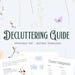 Decluttering Checklist & Flowchart | Home Organization Printable ...