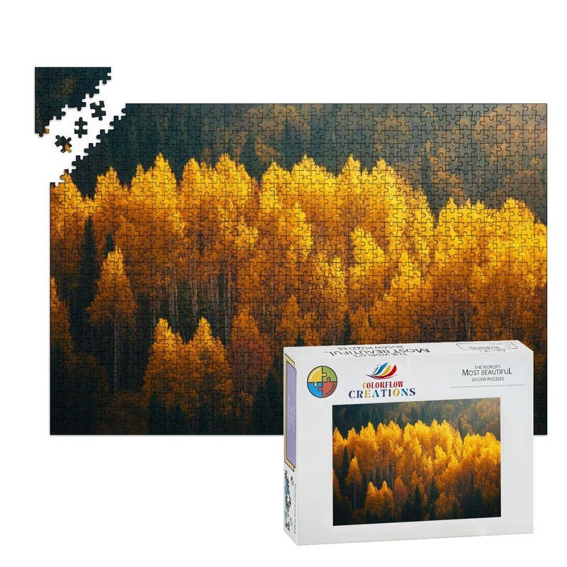Forest Puzzle Wood - Etsy
