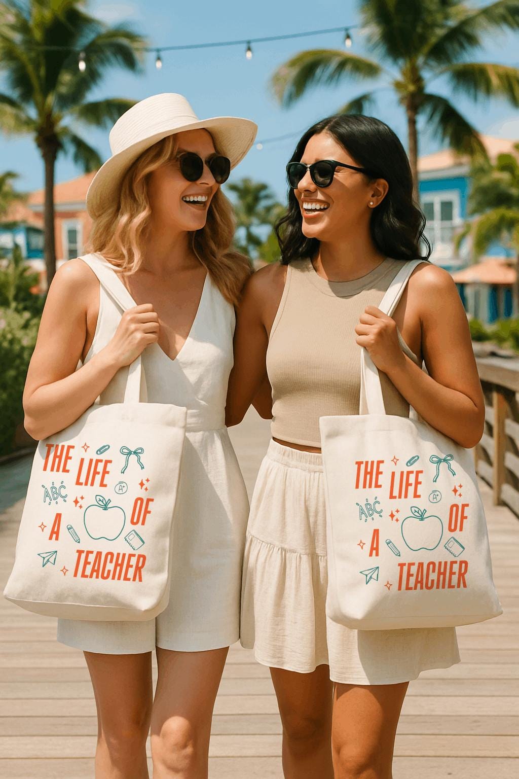 Life of a Teacher Bag, Showgirl Teacher Tote Bag, Teacher Appreciation ...
