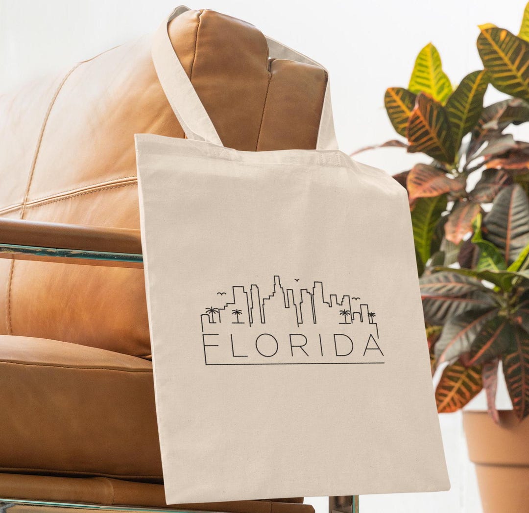 Florida Tote Bag, Florida Wedding Tote Bag, Destination Wedding Welcome ...