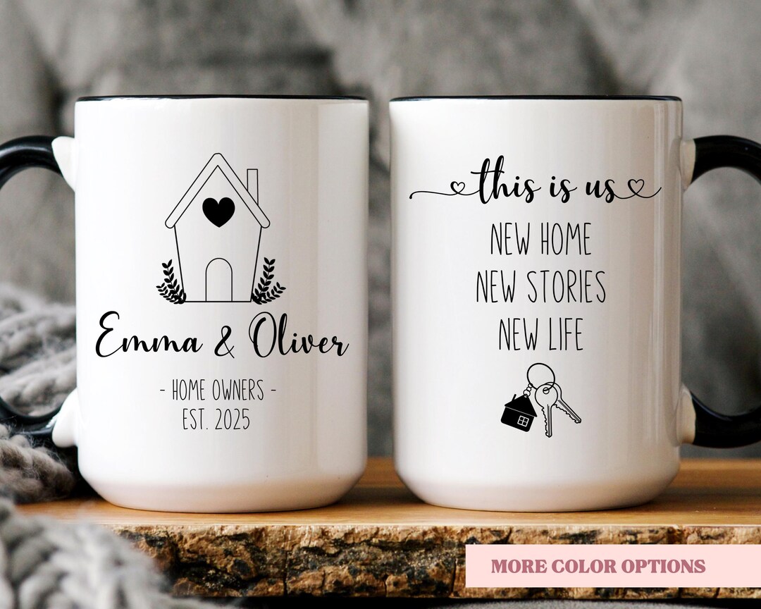 New Home Gift, Personalized New Home Mug, New Home Gift Basket, New ...
