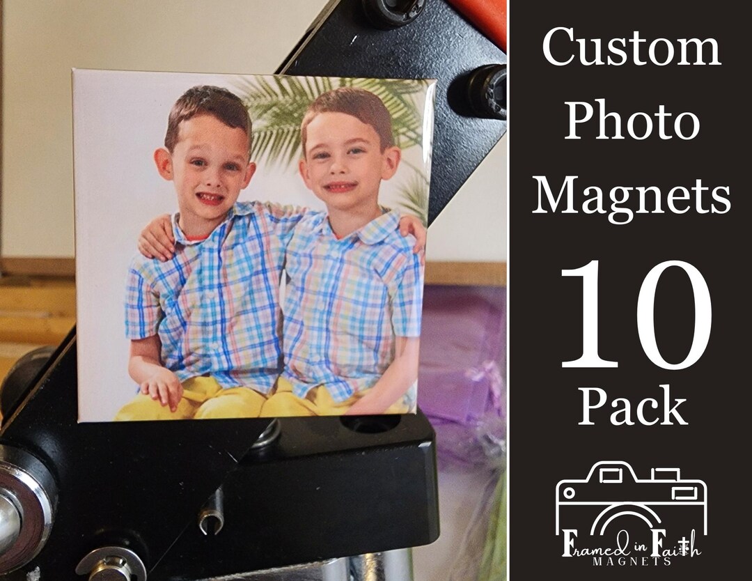 Custom Refrigerator Magnets, Personalized Photo Magnets, 2.5"x 2.5 ...