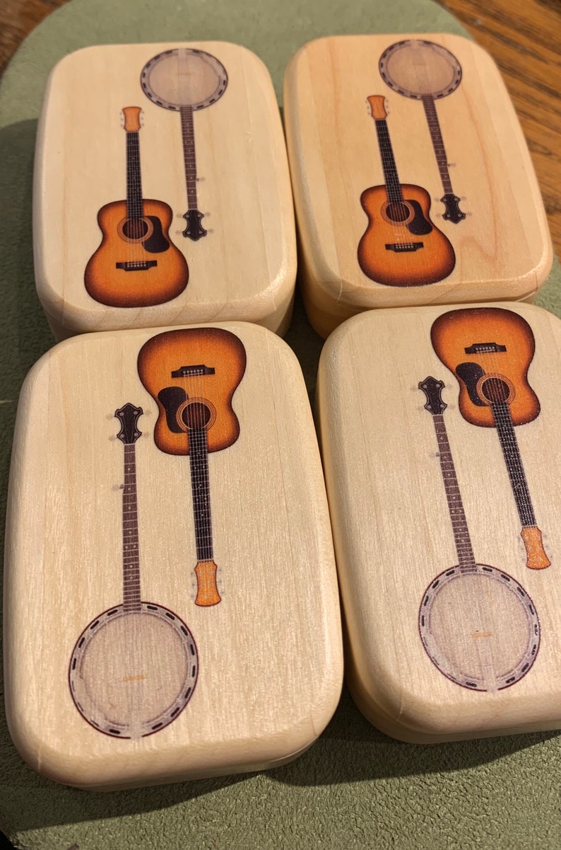 Guitar/Banjo Pick Box | Etsy