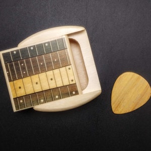 Guitar Pick Box Fret Board Design | Etsy