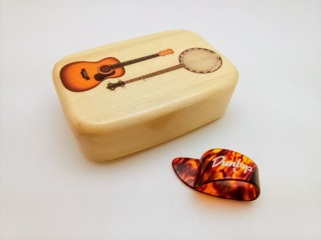 Guitar/banjo Pick Box - Etsy
