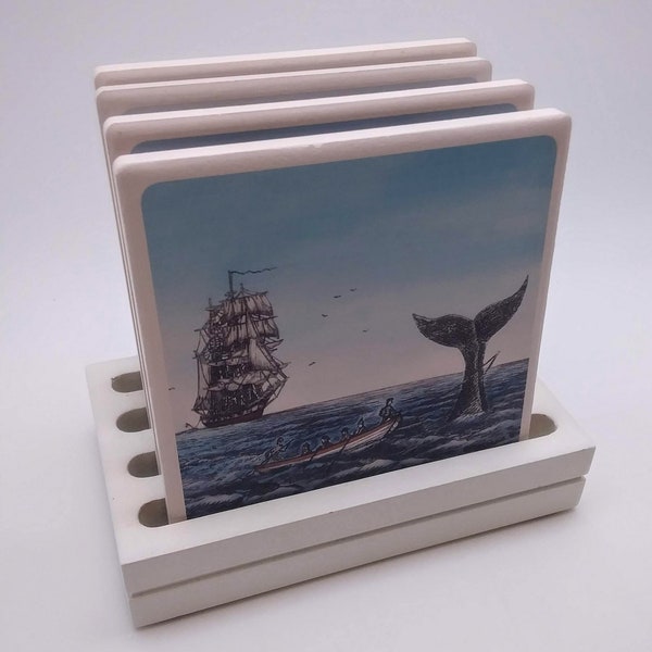 Coaster Holder - Etsy