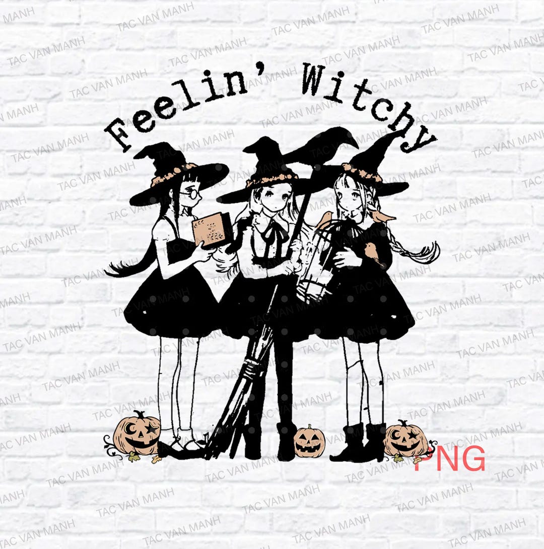 Feeling Witchy Png, Halloween Witch Png, Grunge Witch Png, Grunge Cozy ...