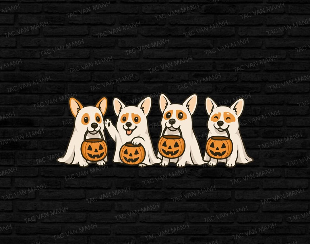 Corgi Ghost PNG, Halloween Dog Ghost Png, Halloween Png, Halloween Png ...