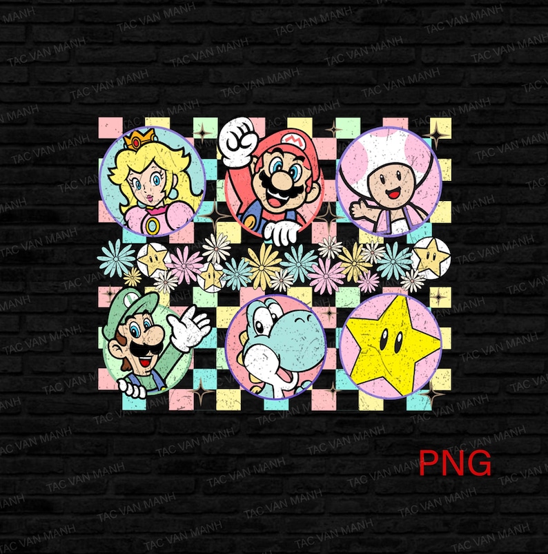 Vintage Super Mario Png, the Super Mario Bros Movie, Mario Trip Png ...