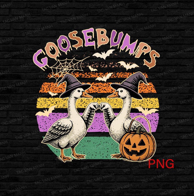 Goose Bumps Png, Goose Halloween Png, Halloween Silly Goosebumps Png ...