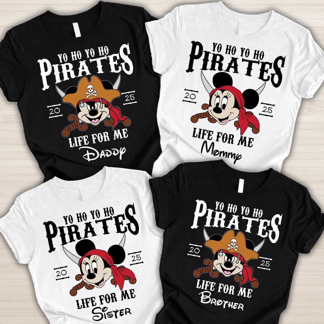 Custom Disney Pirates Yo Ho Yo Ho Shirts, Disney Pirates Shirts 2025 ...