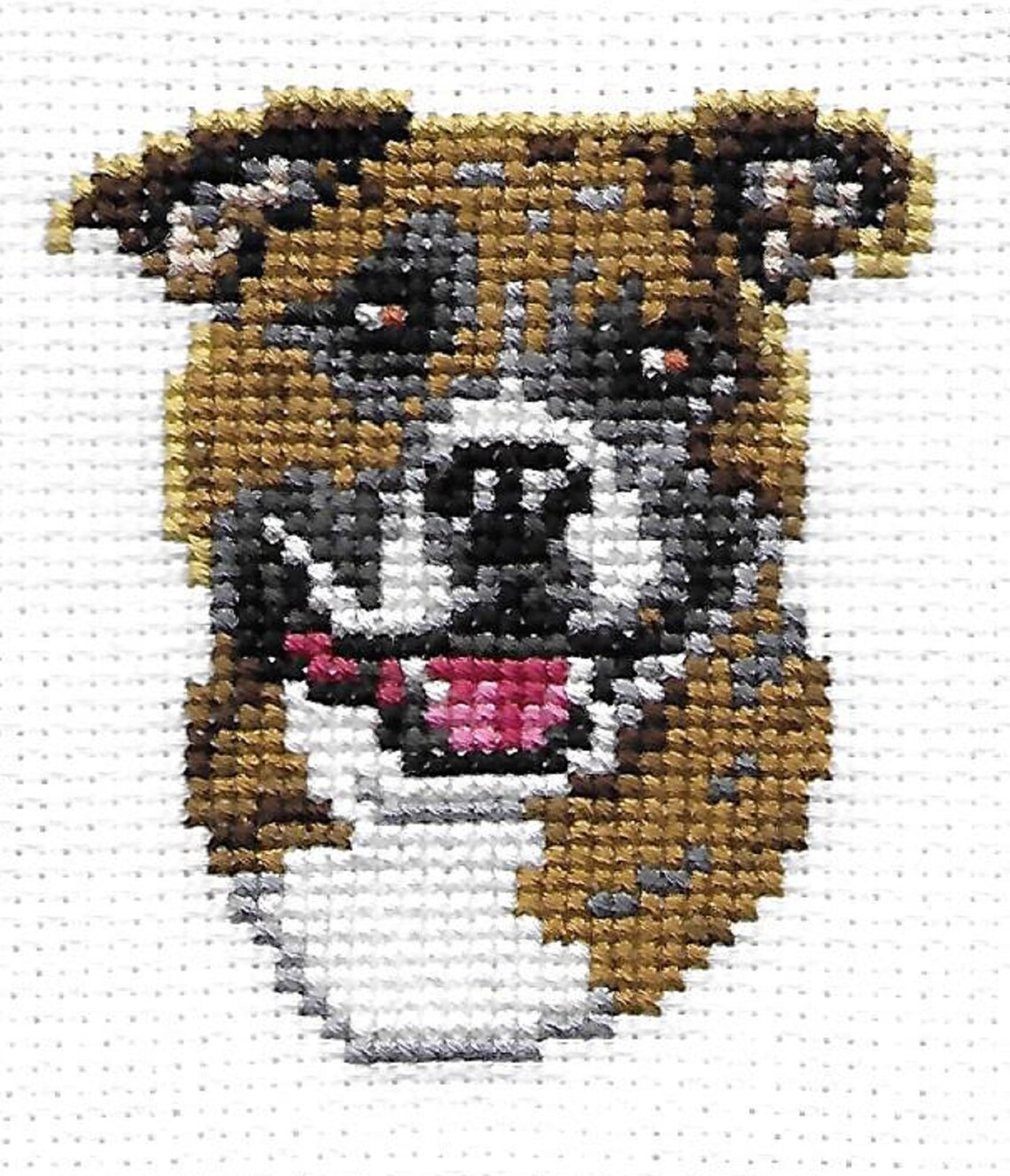 Pitt Bull Counted Cross-stitch Chart - Etsy