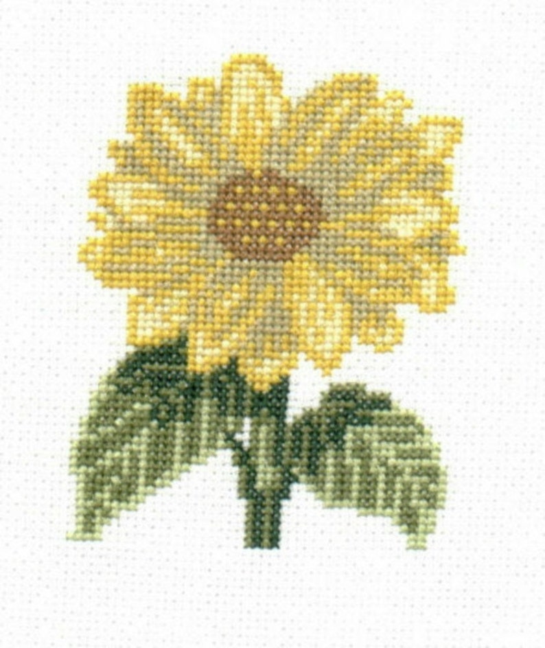 Sunflower Counted Cross-stitch Chart - Etsy