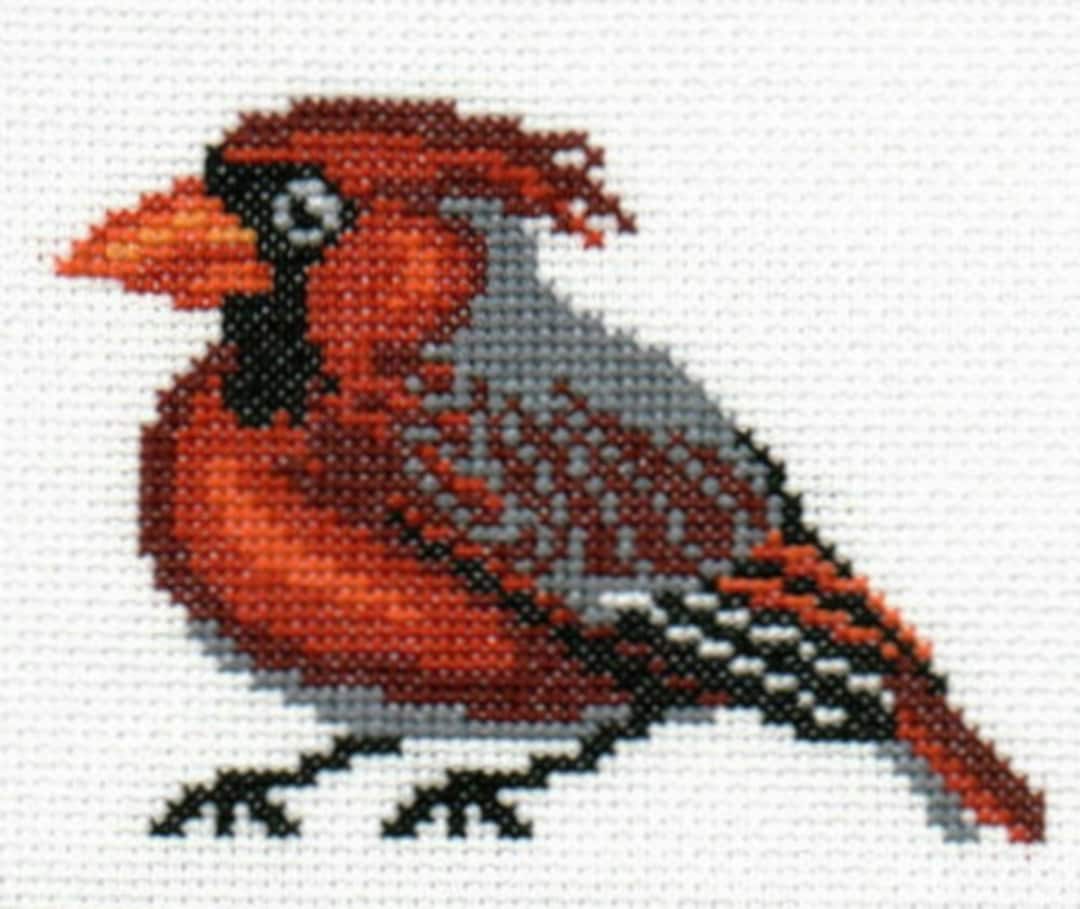 Cardinal Counted Cross-stitch Design - Etsy
