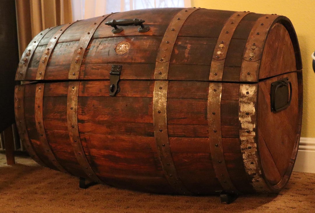 Barrel, Chest, Whiskey, Pirate, Cask, Unique, Oak, Iron, Wood, Classic ...